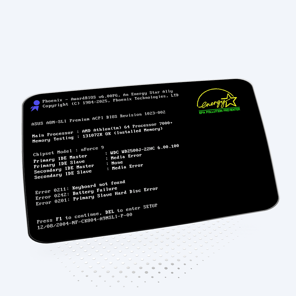 BIOS BOOT ─ Animated GIF Screensaver