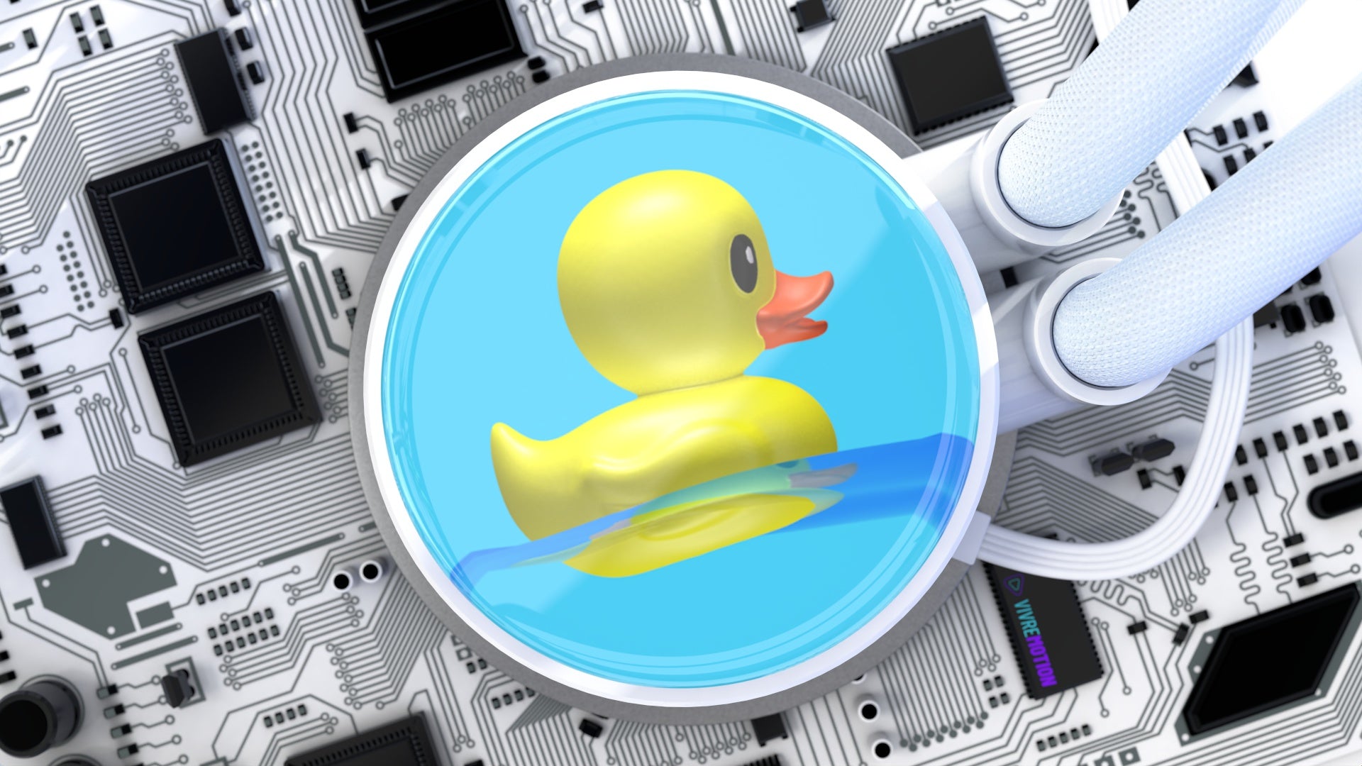 AIO Liquid CPU Cooler GIF Display Animations