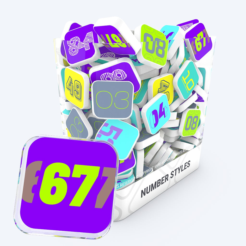 NUMBER STYLES - STREAM DECK ICONS | VIVRE-MOTION