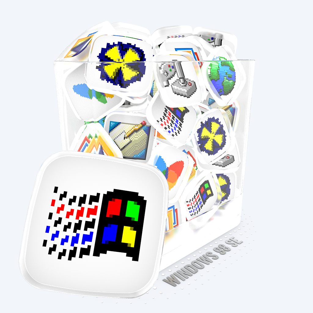 MICROSOFT WINDOWS® 98 SE - STREAM DECK ICONS | VIVRE-MOTION