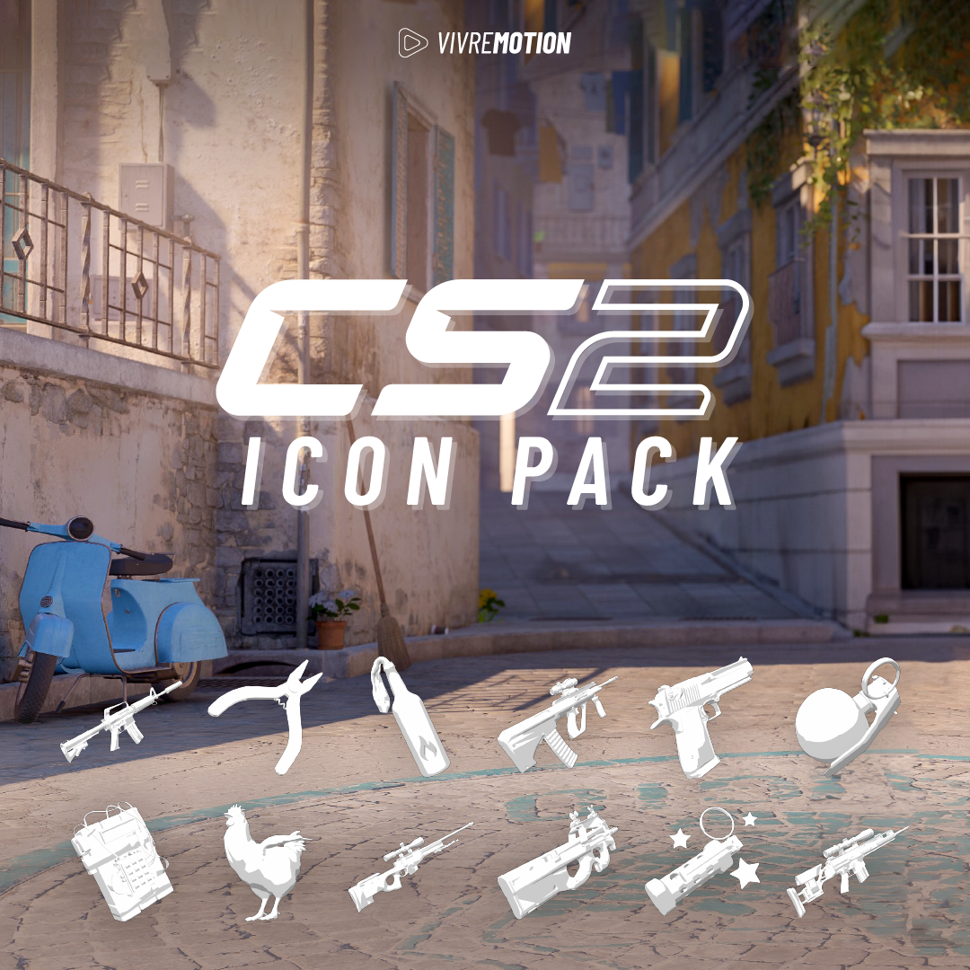 CS2 COUNTER STRIKE 2 - STREAM DECK ICONS | VIVRE-MOTION