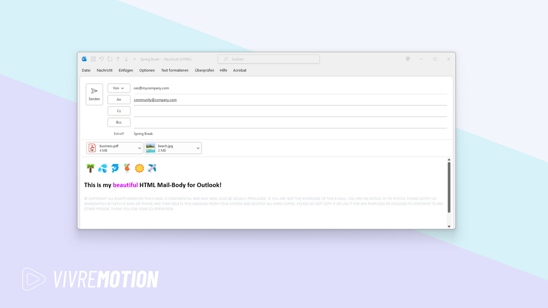 OUTLOOK MAIL | WINDOWS | STREAM DECK PLUGIN