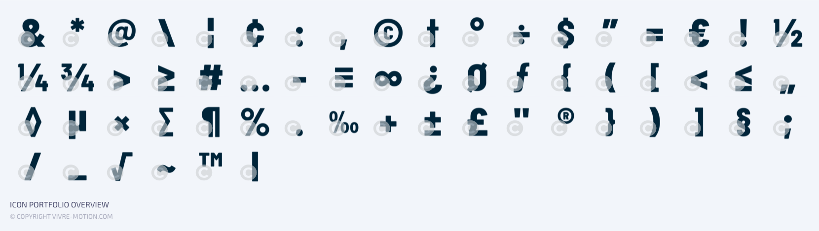 SPECIAL ASCII CHARACTERS - STREAM DECK ICONS | VIVRE-MOTION