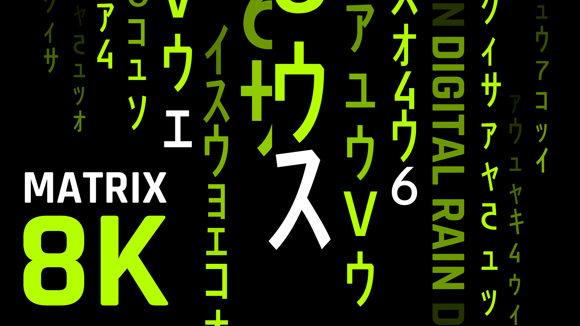 MATRIX 8K DIGITAL RAIN | WINDOWS | SCREENSVER
